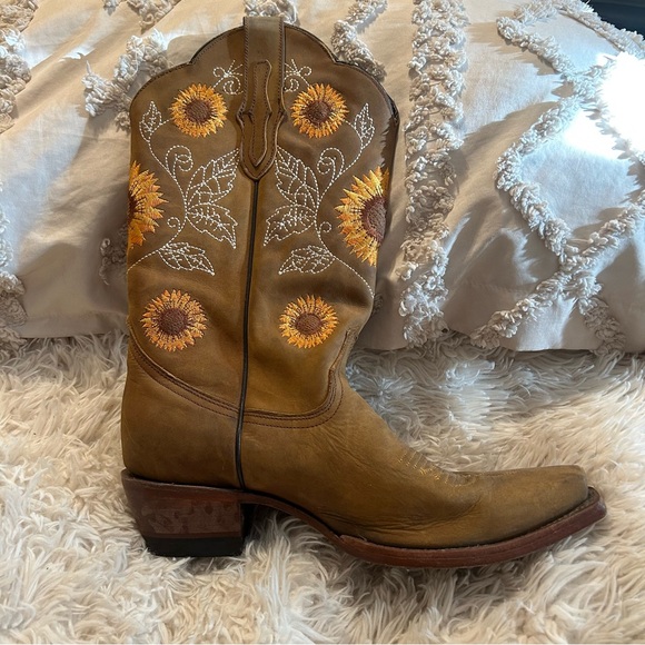 Shoes | Alfa Sunflower Cowgirl Boots | Poshmark